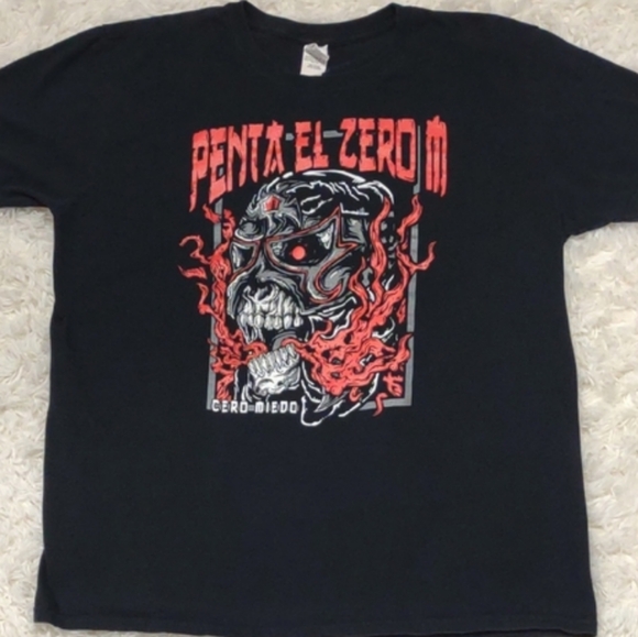 Gildan | Shirts | Penta El Zero Pentagon Jr Wwe Aew Pro Wrestling Tee ...